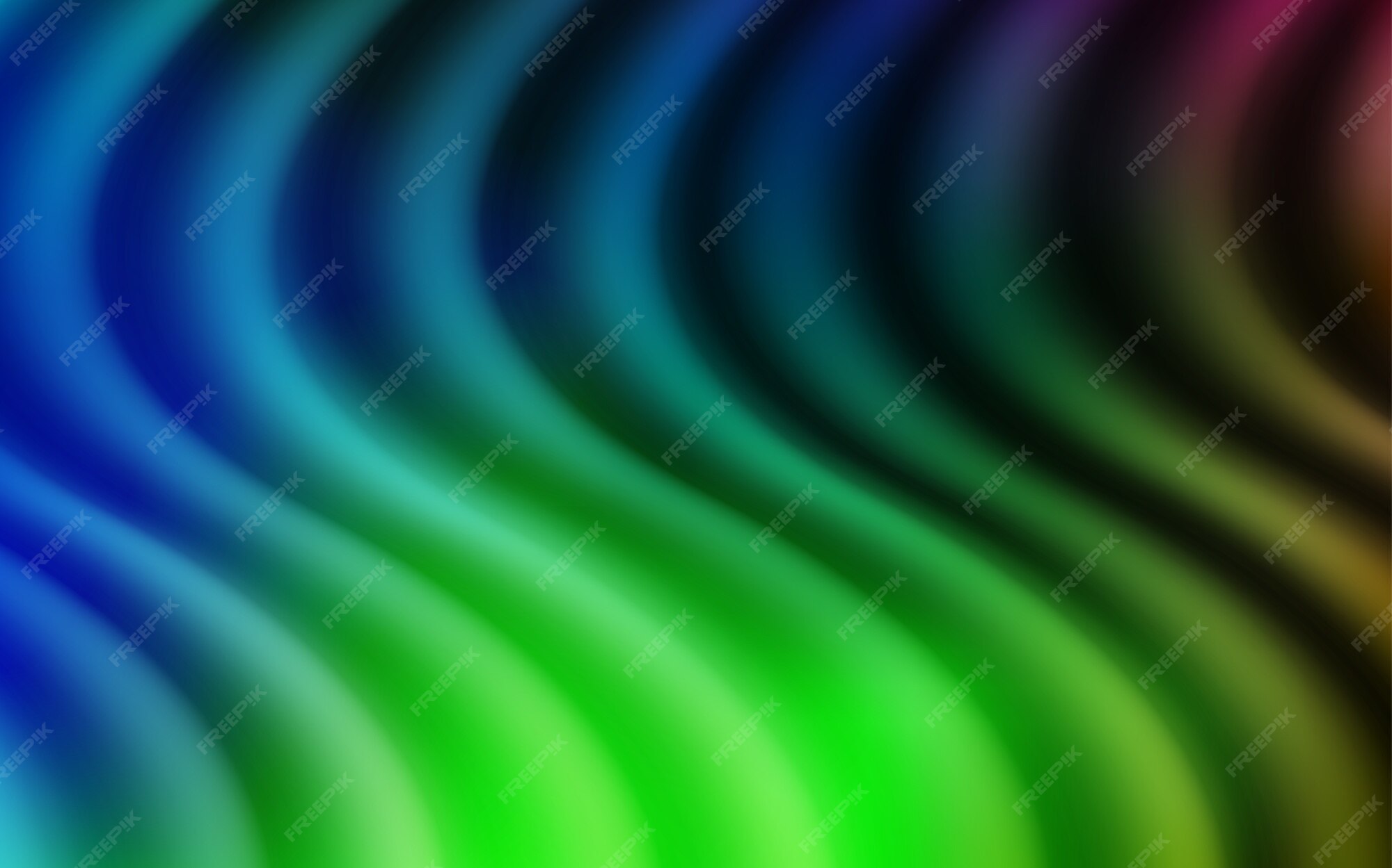 Fondo De Vector Verde Azul Claro Con Círculos Abstractos Vector Premium