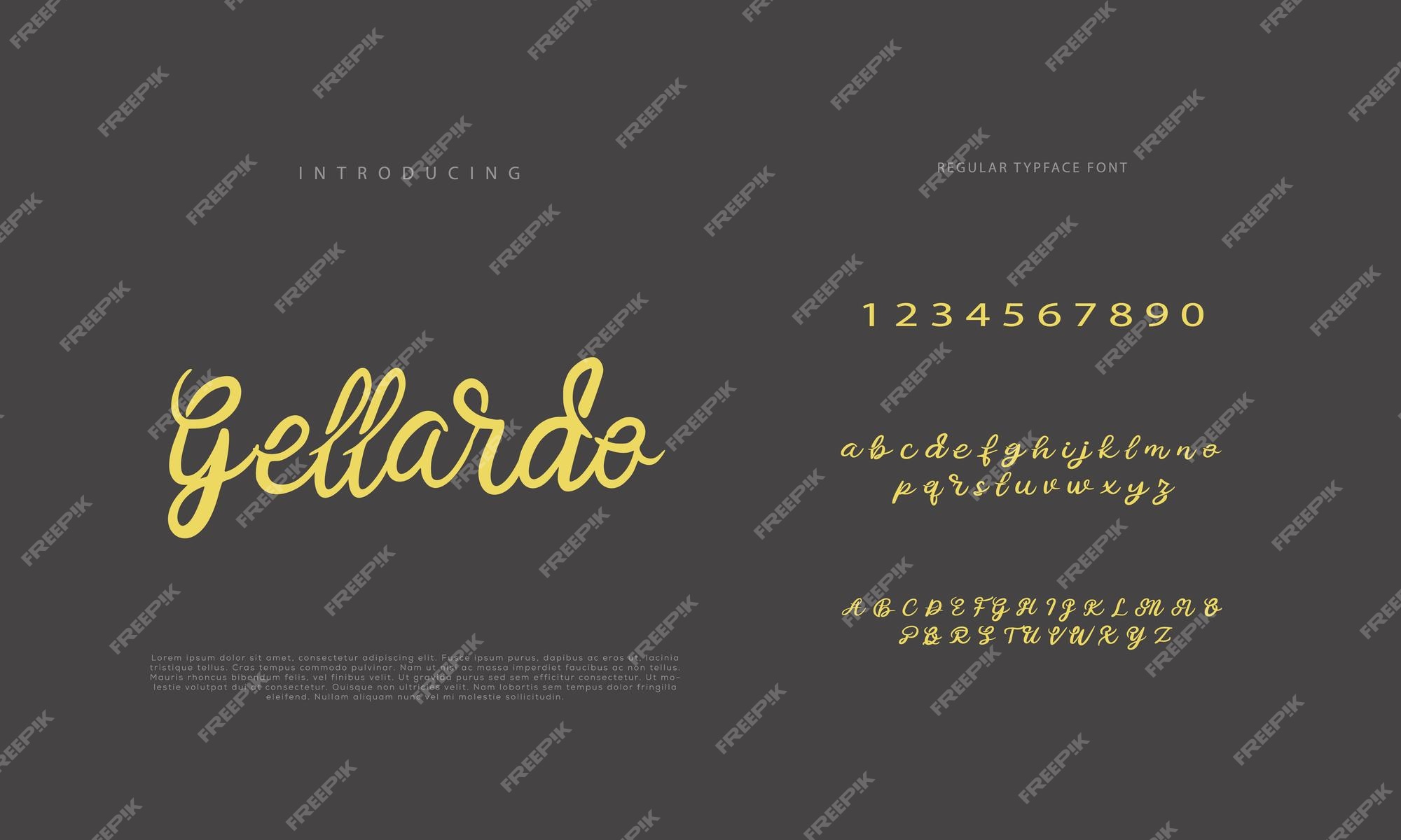 Fuente Manuscrita Escritura Estilo De Pincel Dibujado A Mano Caligrafía