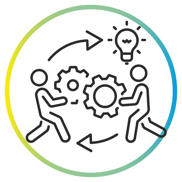 Icono de implementación de innovación | Vector Premium Icono de implementación de innovación | Vector Premium