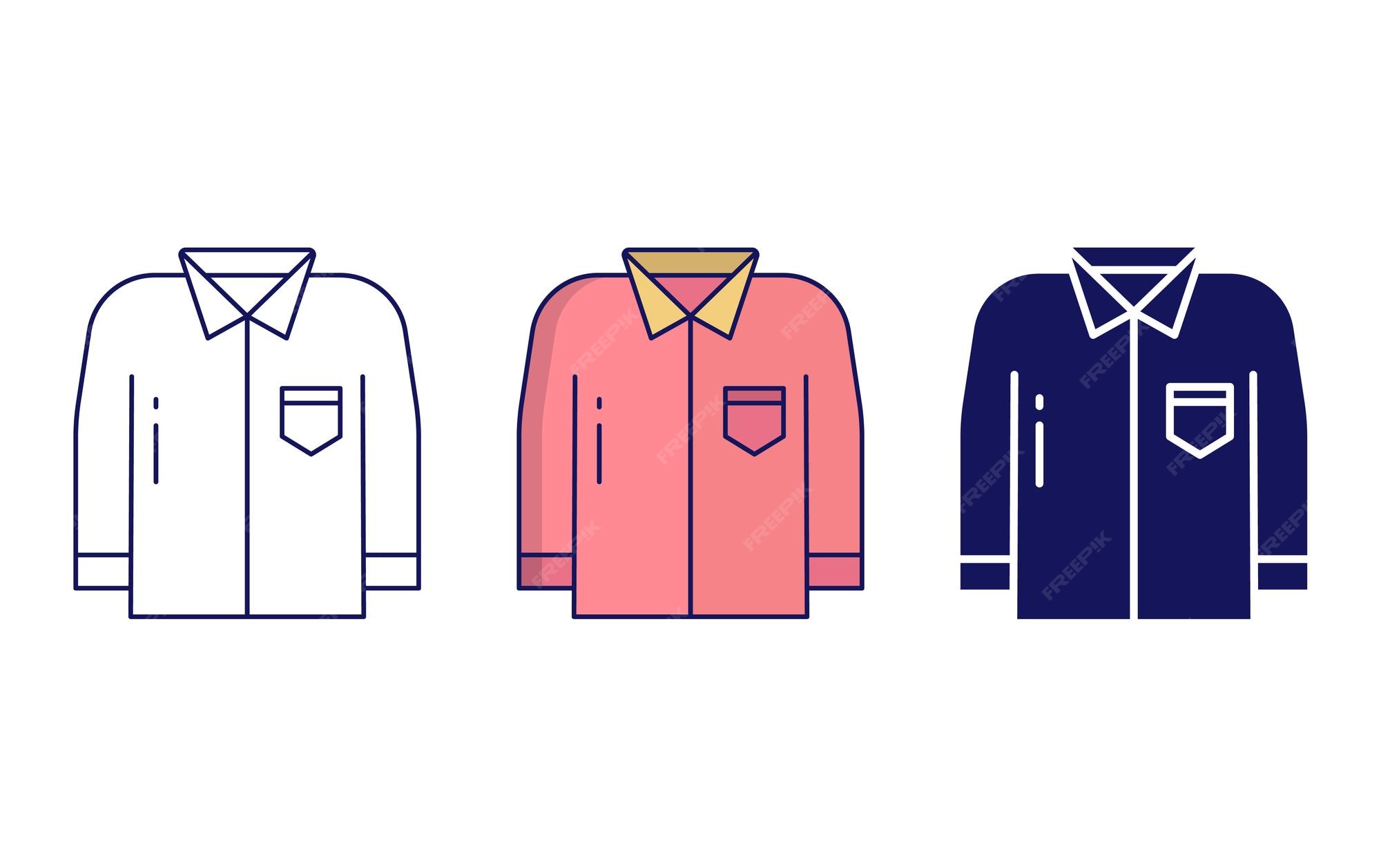 Icono De Vector De Camisa Vector Premium
