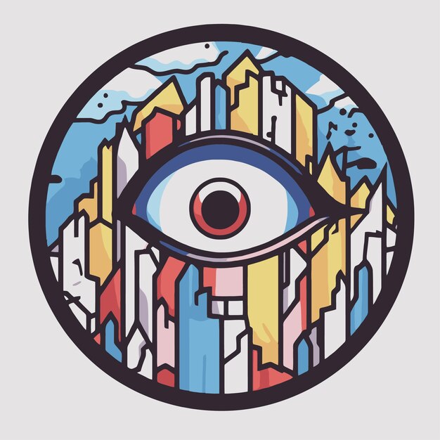 Ilustración abstracta del ojo | Vector Premium Ilustración abstracta del ojo | Vector Premium