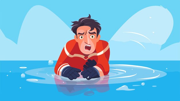 Ilustración de dibujos animados dinámicos de jugadores de hockey para ... Ilustración de dibujos animados dinámicos de jugadores de hockey para ...