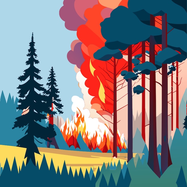 Vectores e ilustraciones de Incendio Forestal Dibujo para descargar gratis Vectores e ilustraciones de Incendio Forestal Dibujo para descargar gratis