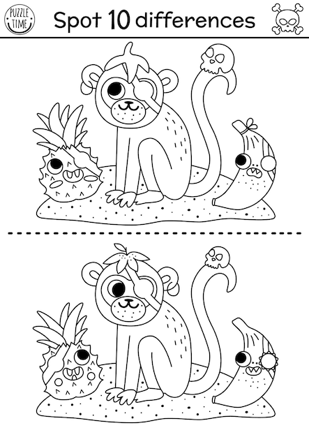 Juego de encontrar diferencias en blanco y negro para niños actividad ... Juego de encontrar diferencias en blanco y negro para niños actividad ...