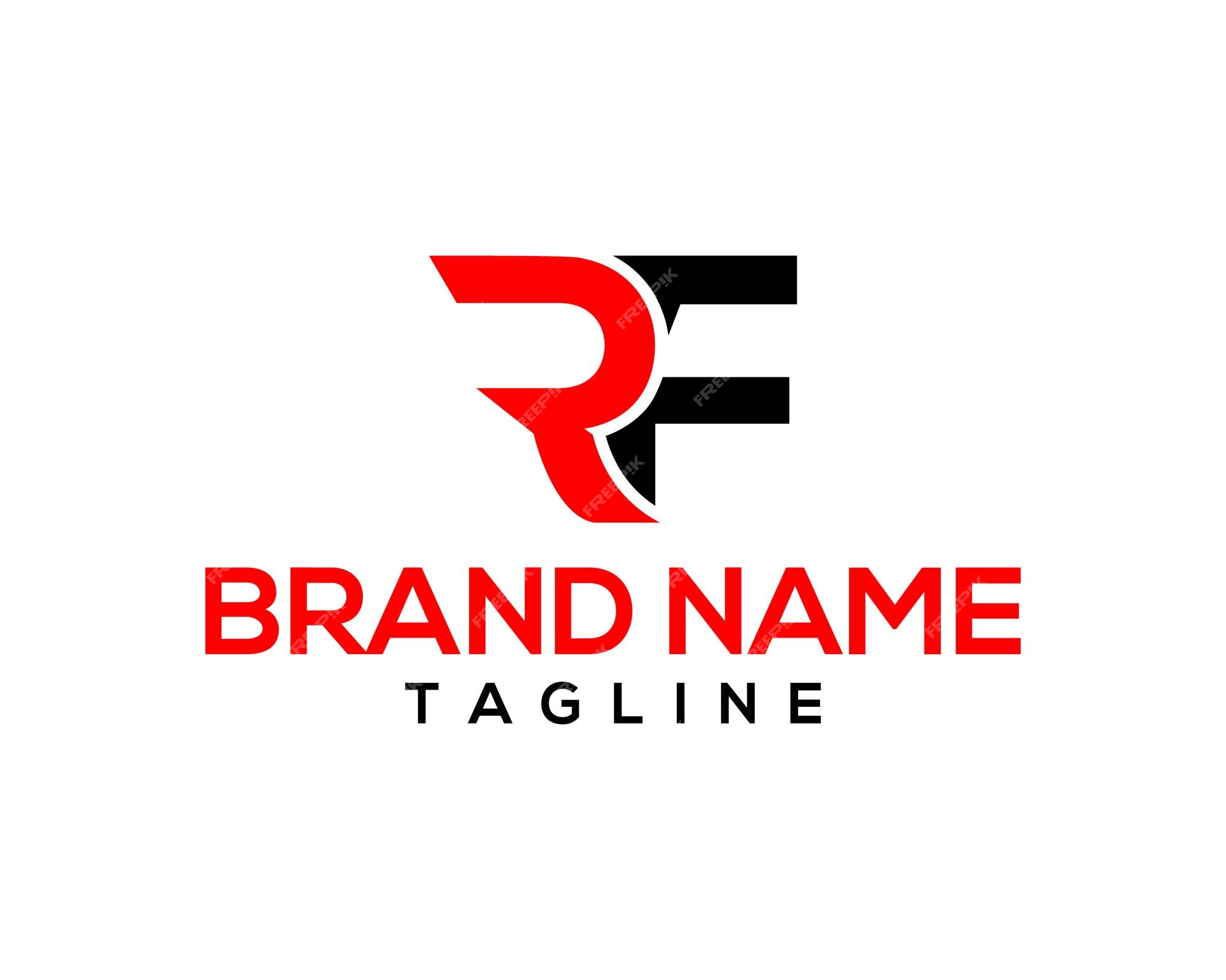 La Letra Inicial Rf Es El Resumen Del Logotipo El Diseño Del Icono La
