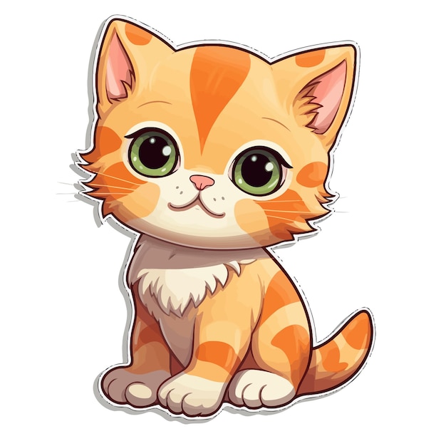 Lindo gato de dibujos animados | Vector Premium Lindo gato de dibujos animados | Vector Premium