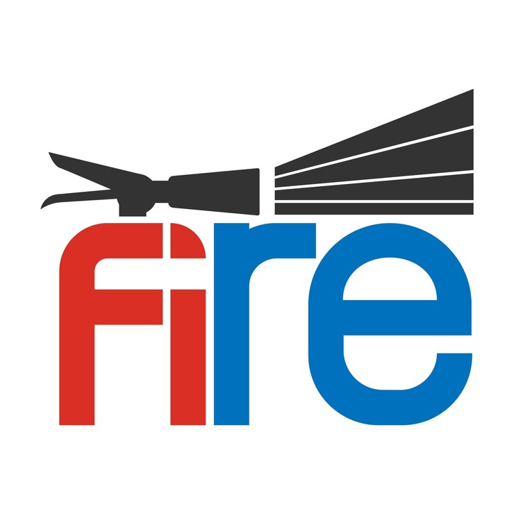 Logotipo de extintor de incendios | Vector Premium Logotipo de extintor de incendios | Vector Premium