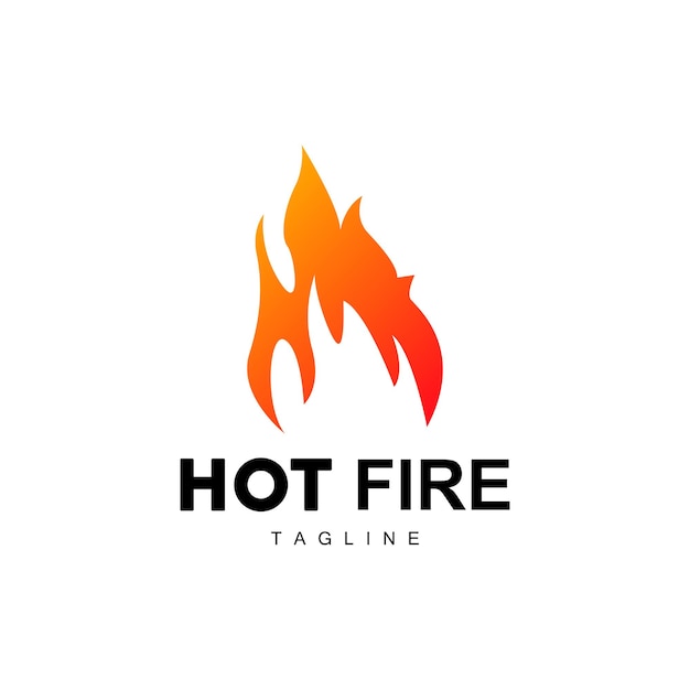 Logotipo de llama caliente diseño de icono de fuego abstracto de vector ... Logotipo de llama caliente diseño de icono de fuego abstracto de vector ...