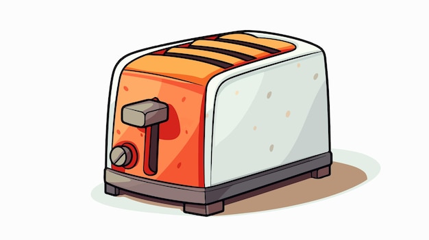 Moderno tostador de pan tostado estilo icono del desayuno | Vector ... Moderno tostador de pan tostado estilo icono del desayuno | Vector ...