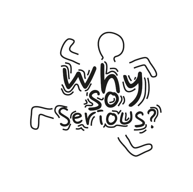 Por qué tan serio | Vector Premium Por qué tan serio | Vector Premium