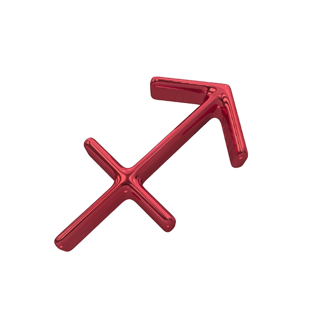 Signo Del Zodiaco Símbolo Astrológico 3d Vector Premium