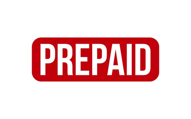 Vector de sello de sello de goma prepago | Vector Premium Vector de sello de sello de goma prepago | Vector Premium