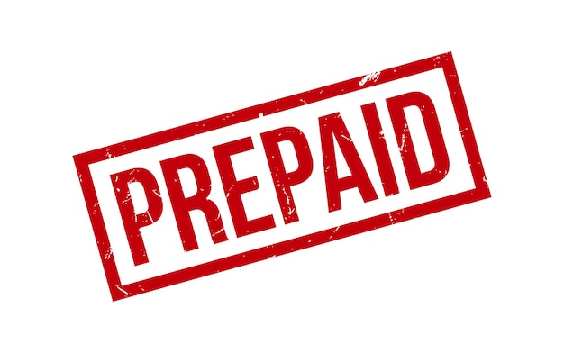 Vector de sello de sello de goma prepago | Vector Premium Vector de sello de sello de goma prepago | Vector Premium