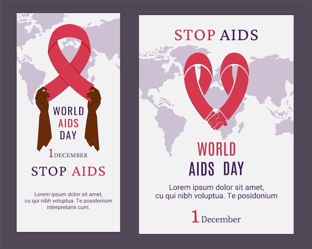 AIDS-Tag Afroamerikaner mit roter Schleife Unterstützung für HIV ... AIDS-Tag Afroamerikaner mit roter Schleife Unterstützung für HIV ...
