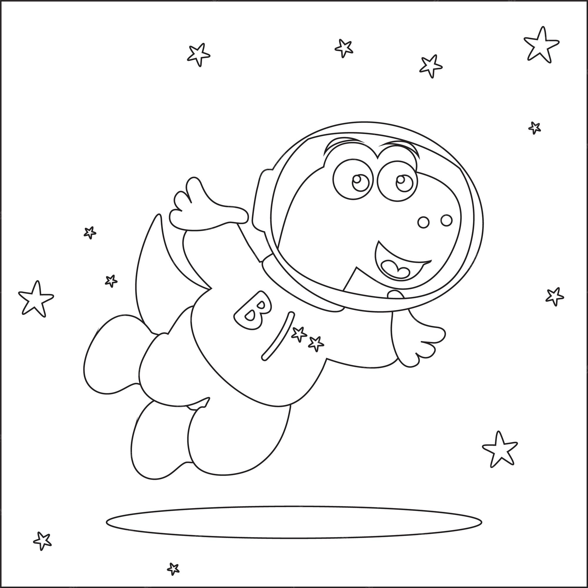 Lustiger Dino-Astronaut im Weltraum Dinosaurier im Weltraum Vektor ... Lustiger Dino-Astronaut im Weltraum Dinosaurier im Weltraum Vektor ...