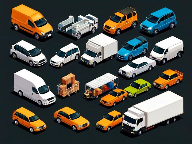 Axonometrisch Autos-Vektoren und -Illustrationen zum kostenlosen Download Axonometrisch Autos-Vektoren und -Illustrationen zum kostenlosen Download