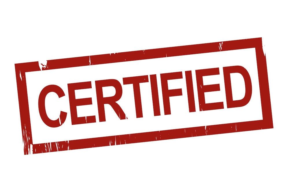 Carimbo com selo certificado grunge com aparência de borracha ... Carimbo com selo certificado grunge com aparência de borracha ...