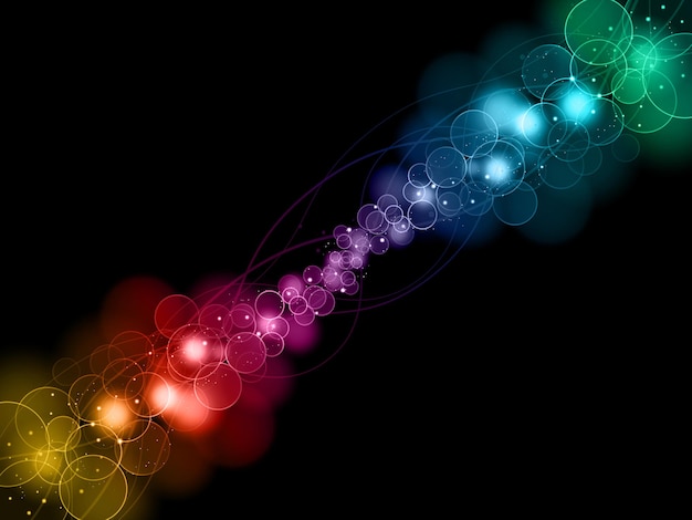 Fundo colorido, com efeito bokeh | Vetor Grátis Fundo colorido, com efeito bokeh | Vetor Grátis