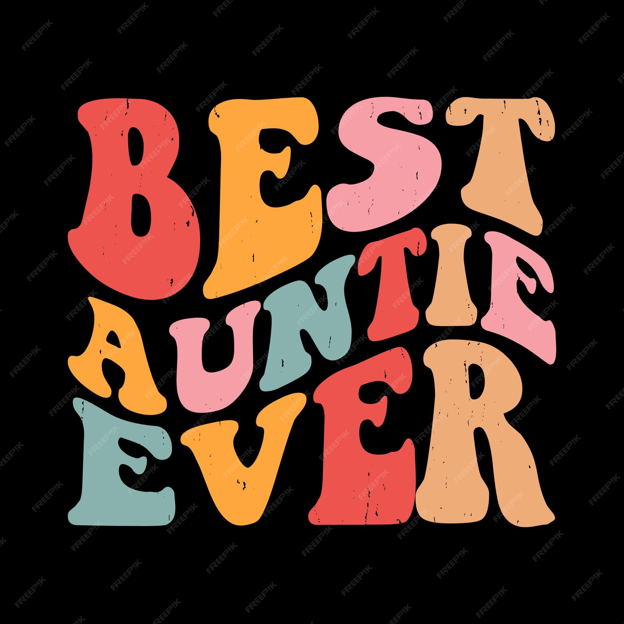 A Tia Mais Engraçada O Sobrinho Mais Engraçado A Mãe A Tia O Desenho Da Camiseta Vetor