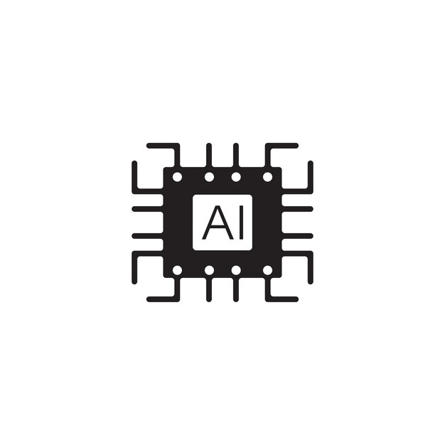 Ai vetor de ícone simples vetor de Ícone de Inteligência Artificial em ... Ai vetor de ícone simples vetor de Ícone de Inteligência Artificial em ...