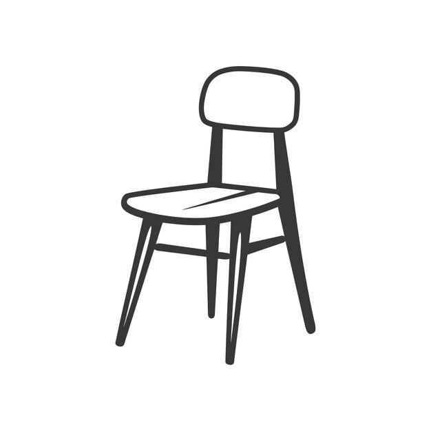 Cadeira minimalista arte de linha ícone logotipo ícone símbolo cor ... Cadeira minimalista arte de linha ícone logotipo ícone símbolo cor ...