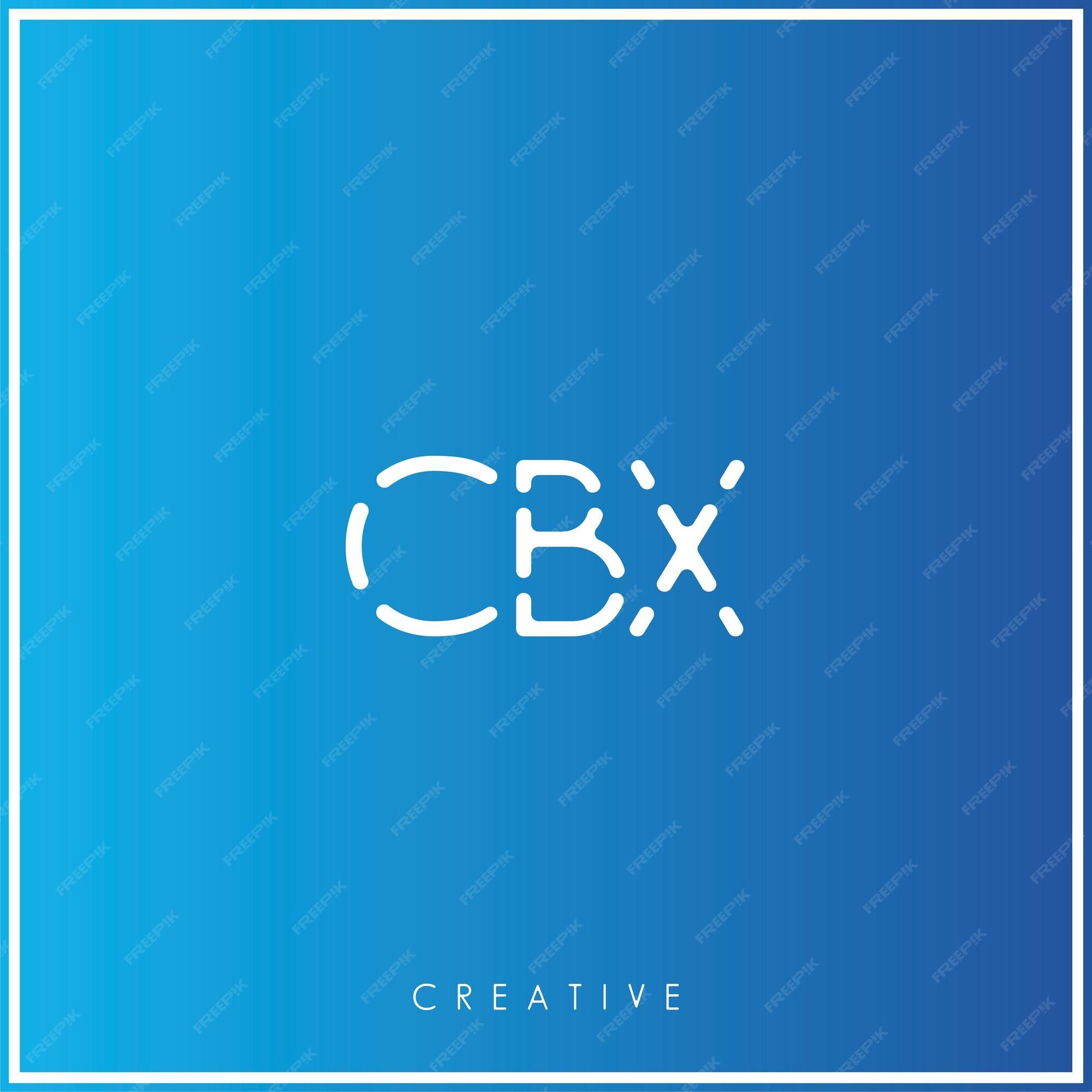 Cbx Premium Vector último Logo Design Logo Criativo Ilustração Vector