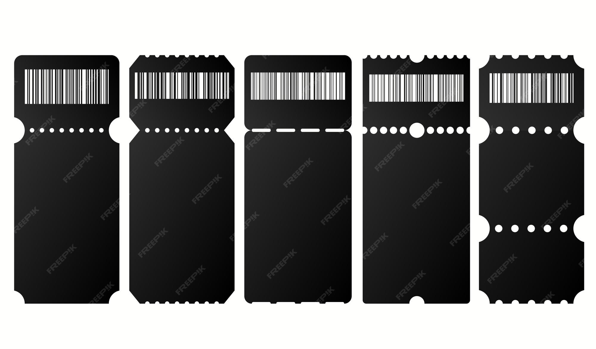 Conjunto de modelo de bilhete em branco cupons de loteria de ingressos ... Conjunto de modelo de bilhete em branco cupons de loteria de ingressos ...