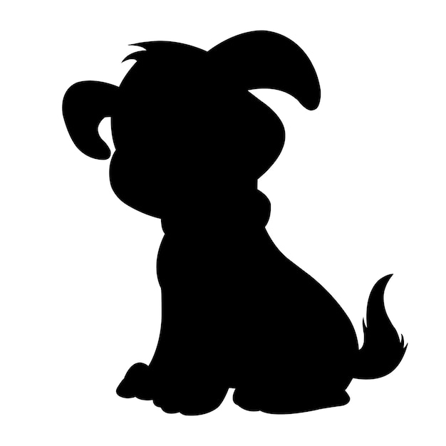 Conjunto de vetores de silhueta de cachorro isolados em conjunto de ... Conjunto de vetores de silhueta de cachorro isolados em conjunto de ...