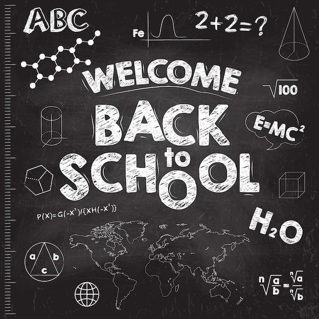 De volta ao banner da escola. a administração da escola preta com ... De volta ao banner da escola. a administração da escola preta com ...