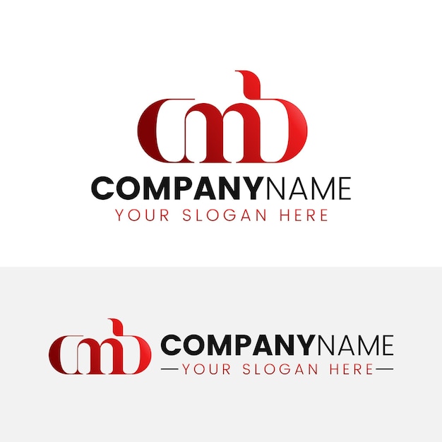 Design criativo do logotipo da carta cmb | Vetor Premium Design criativo do logotipo da carta cmb | Vetor Premium