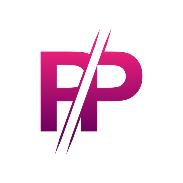 Elementos de modelo de design de logotipo de carta PP Logotipo de vetor ... Elementos de modelo de design de logotipo de carta PP Logotipo de vetor ...