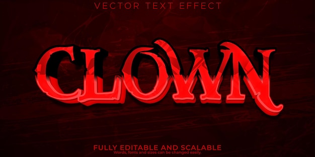 Estilo de texto de terror e filme editável de efeito de texto vermelho ... Estilo de texto de terror e filme editável de efeito de texto vermelho ...