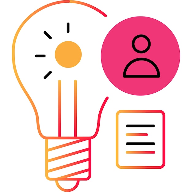 Faça um brainstorming de vetor plano de criação de ideia de ícone ... Faça um brainstorming de vetor plano de criação de ideia de ícone ...