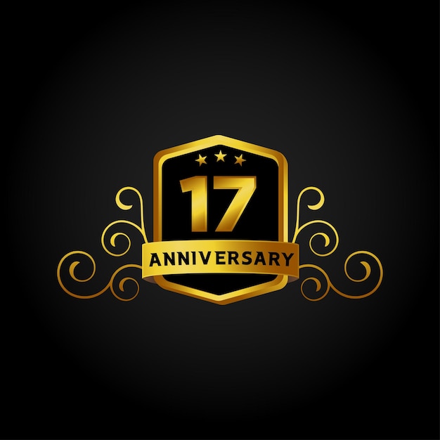 Feliz aniversário, logotipo de comemoração de aniversário de 17 anos ... Feliz aniversário, logotipo de comemoração de aniversário de 17 anos ...