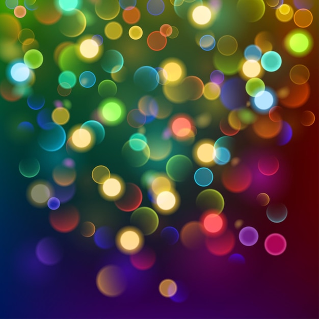 Fundo abstrato com efeito bokeh luzes multicoloridas desfocadas e ... Fundo abstrato com efeito bokeh luzes multicoloridas desfocadas e ...