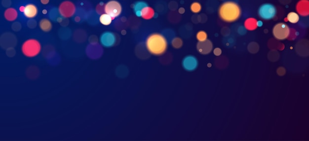 Fundo Bokeh colorido Luzes bokeh vetoriais | Vetor Premium Fundo Bokeh colorido Luzes bokeh vetoriais | Vetor Premium