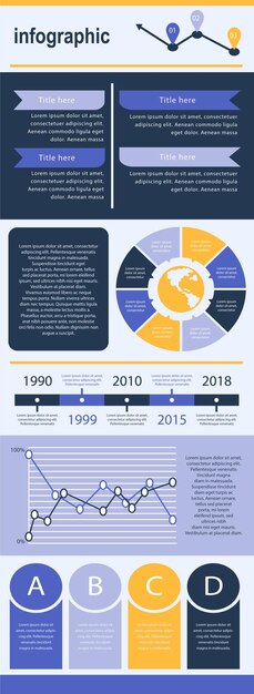 Gráfico infográfico vetorial | Vetor Premium Gráfico infográfico vetorial | Vetor Premium