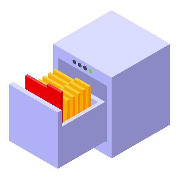 Ícone de backup de pastas seguras isométrico do ícone vetor de backup ... Ícone de backup de pastas seguras isométrico do ícone vetor de backup ...