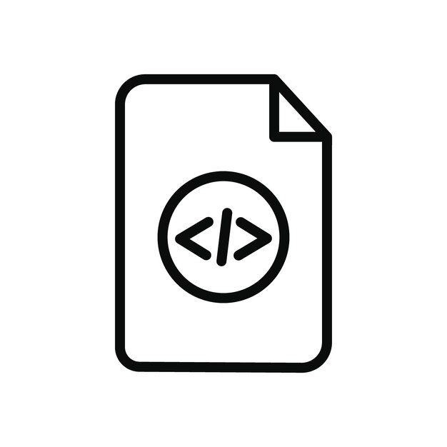 Ícone de script HTML | Vetor Premium Ícone de script HTML | Vetor Premium