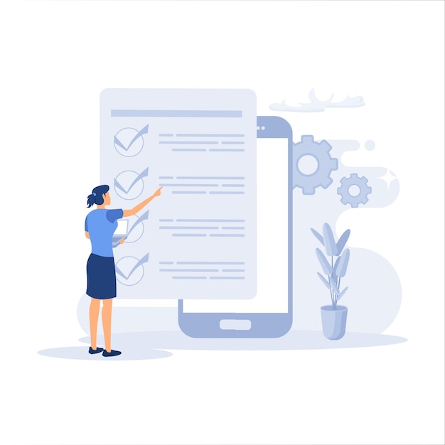 Ilustração de planejamento de programação gestão de negócios e conceito ... Ilustração de planejamento de programação gestão de negócios e conceito ...