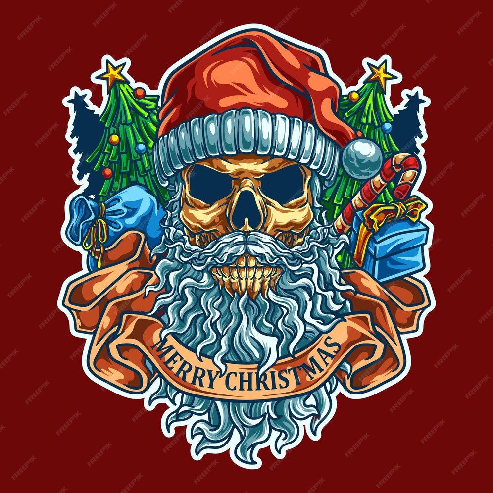 Ilustração em vetor de mascote do logotipo do papai noel | Vetor Premium Ilustração em vetor de mascote do logotipo do papai noel | Vetor Premium