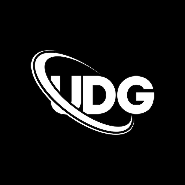 Logotipo da UDG Design de letra UDG Iniciais Logotipo UDG ligado com ... Logotipo da UDG Design de letra UDG Iniciais Logotipo UDG ligado com ...