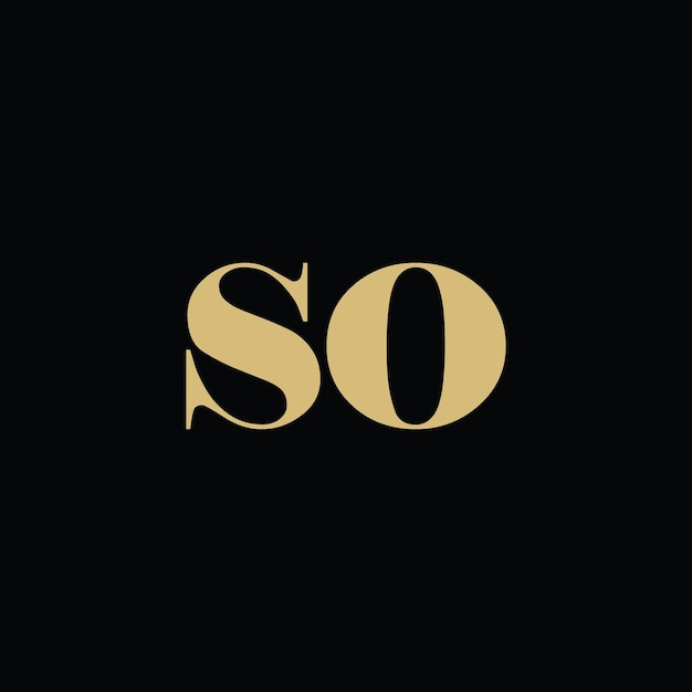 Logotipo de letras do alfabeto so s e o monograma | Vetor Premium Logotipo de letras do alfabeto so s e o monograma | Vetor Premium