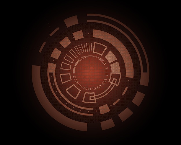 Luz de rede escura vermelha do fundo de tecnologia abstrata de código ... Luz de rede escura vermelha do fundo de tecnologia abstrata de código ...