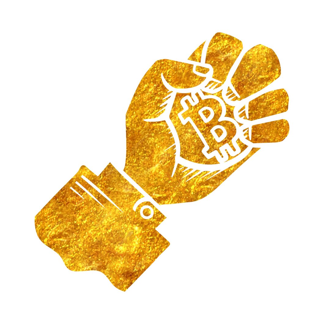 Mão segurando a moeda bitcoin em ilustração vetorial de textura de ... Mão segurando a moeda bitcoin em ilustração vetorial de textura de ...