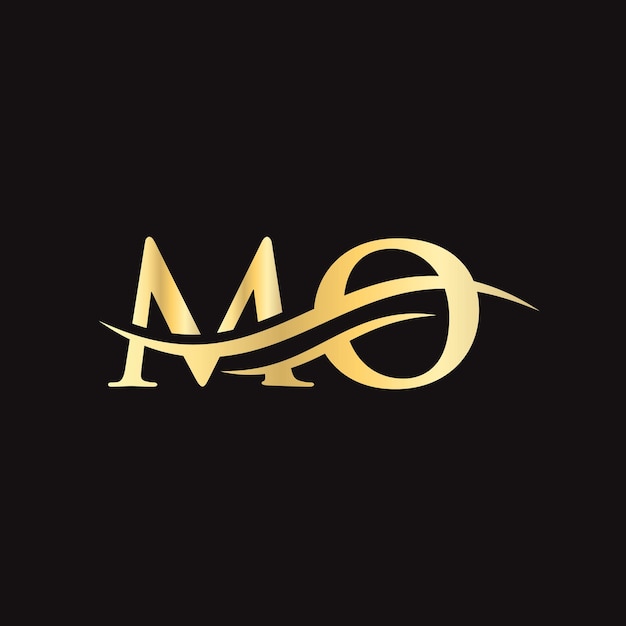 Modelo de vetor de logotipo vinculado a letra MO inicial Design de ... Modelo de vetor de logotipo vinculado a letra MO inicial Design de ...