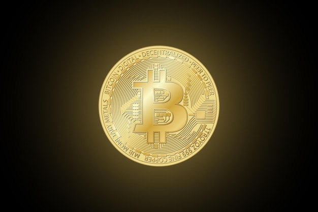 Moeda de ouro bitcoin Moeda de criptomoeda vetorial Símbolo de ouro em ... Moeda de ouro bitcoin Moeda de criptomoeda vetorial Símbolo de ouro em ...