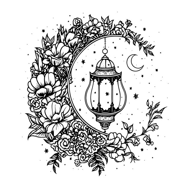 Um conjunto de esboços gravados em estilo vintage com um ornamento ... Um conjunto de esboços gravados em estilo vintage com um ornamento ...