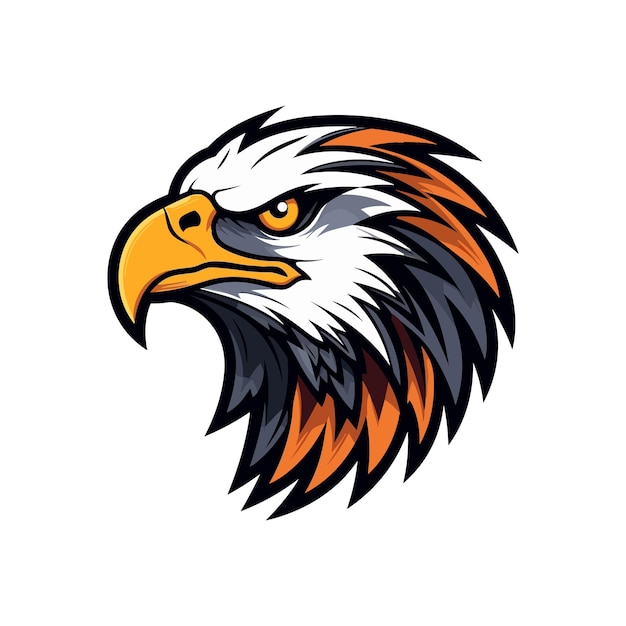 Uma majestosa ilustração vetorial de logotipo de águia simbolizando ... Uma majestosa ilustração vetorial de logotipo de águia simbolizando ...