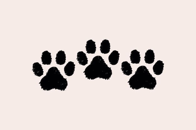 Vetor de pata de cachorro | Vetor Premium Vetor de pata de cachorro | Vetor Premium